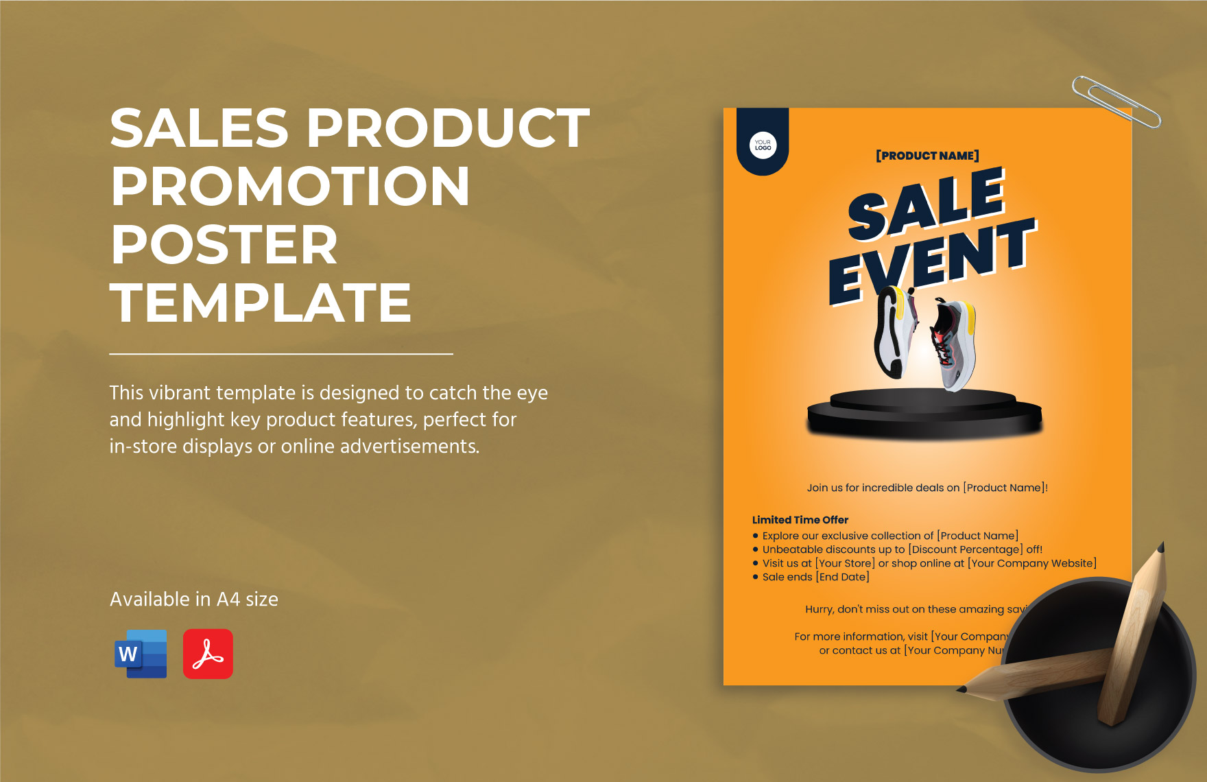 Create High-Converting Product Posters