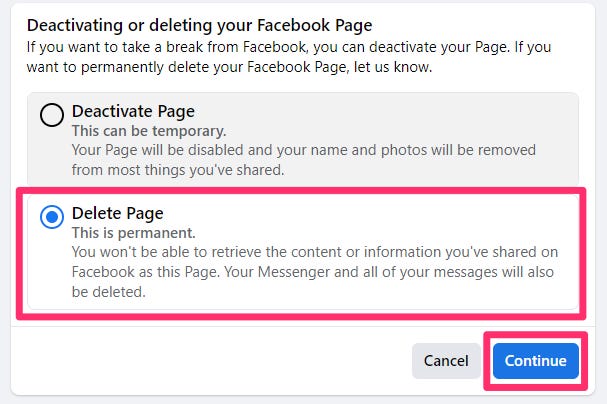 Turn Off A Facebook Page Fast Turn Off A Facebook Page Fast