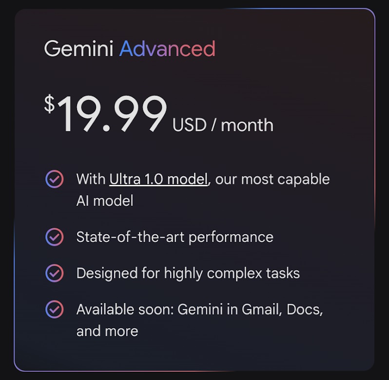 Gemini Plans Pricing 2026 Guide