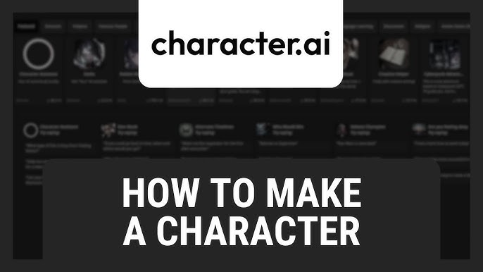How to Make a Character AI Step by Step