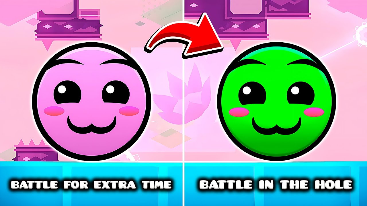 Battle for Extra Time Geometry Dash Meme